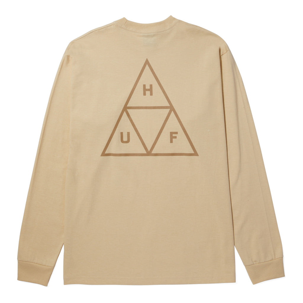 HUF Set Triple Triangle L/S Tee - Wheat – Forw4rd